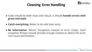 Basics of writing clean code | PPT