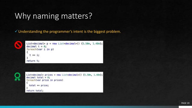 Clean Code - Writing code for human | PPT