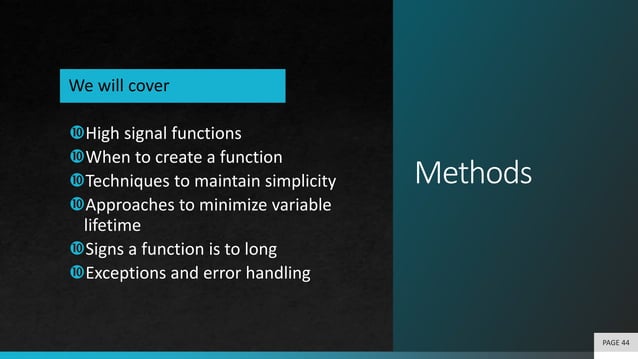 Clean Code - Writing code for human | PPT