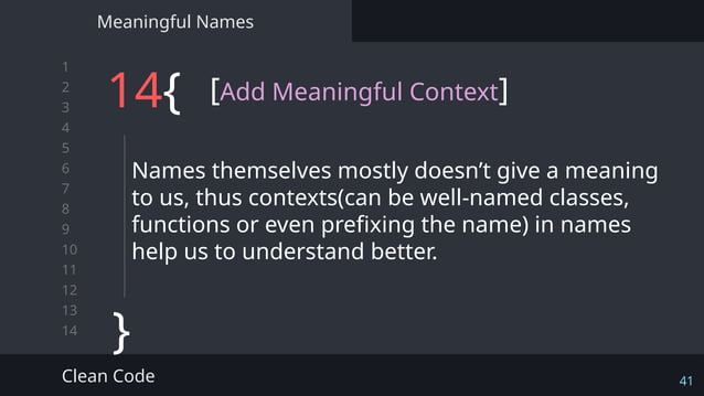 Clean Code Principles / How to write a clean code. | PPT