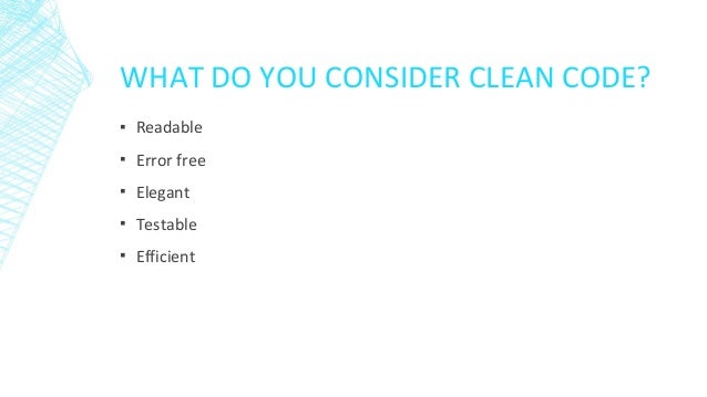 Clean Code and Common Engineering Practices