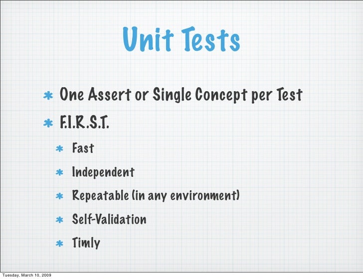 Unit Tests Test Driven Development