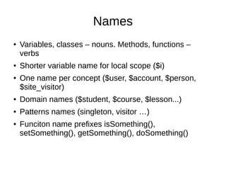Clean code and refactoring | ODP | Programming Languages | Computing