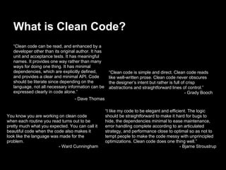 Clean code & design patterns | PDF