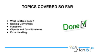 Clean Code - Part 2 | PPT