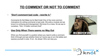 Clean Code - Part 2 | PPT
