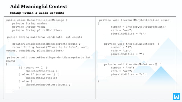 Clean code: meaningful Name | PPT