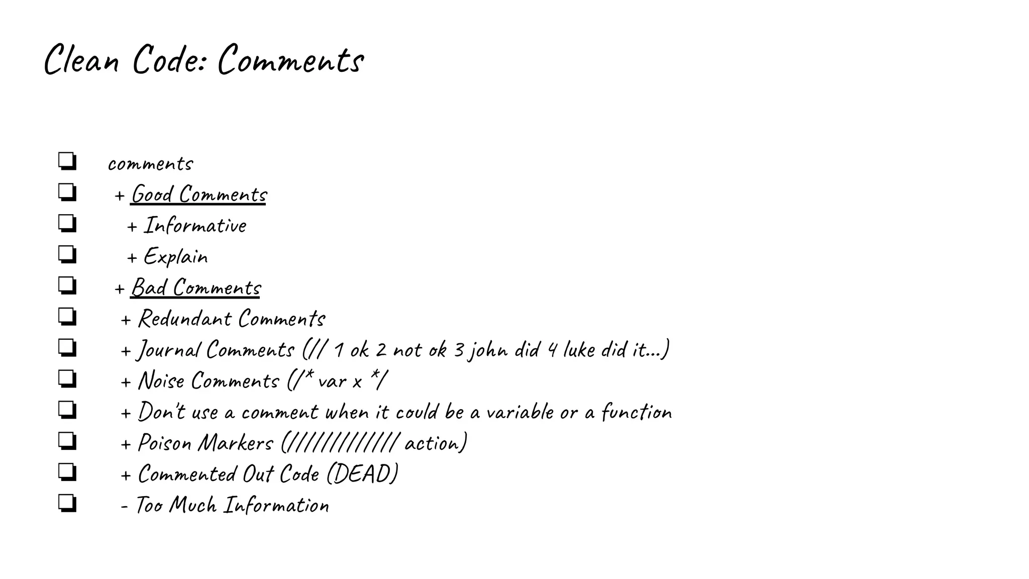 Clean Code Why Not Do It Ppt