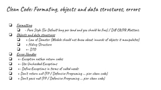 Clean Code (why not do it) | PPT | Free Download
