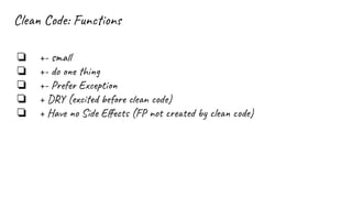 Clean Code (why not do it) | PPT