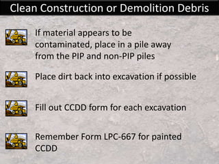 Clean Construction Demolition Debris | PPTX