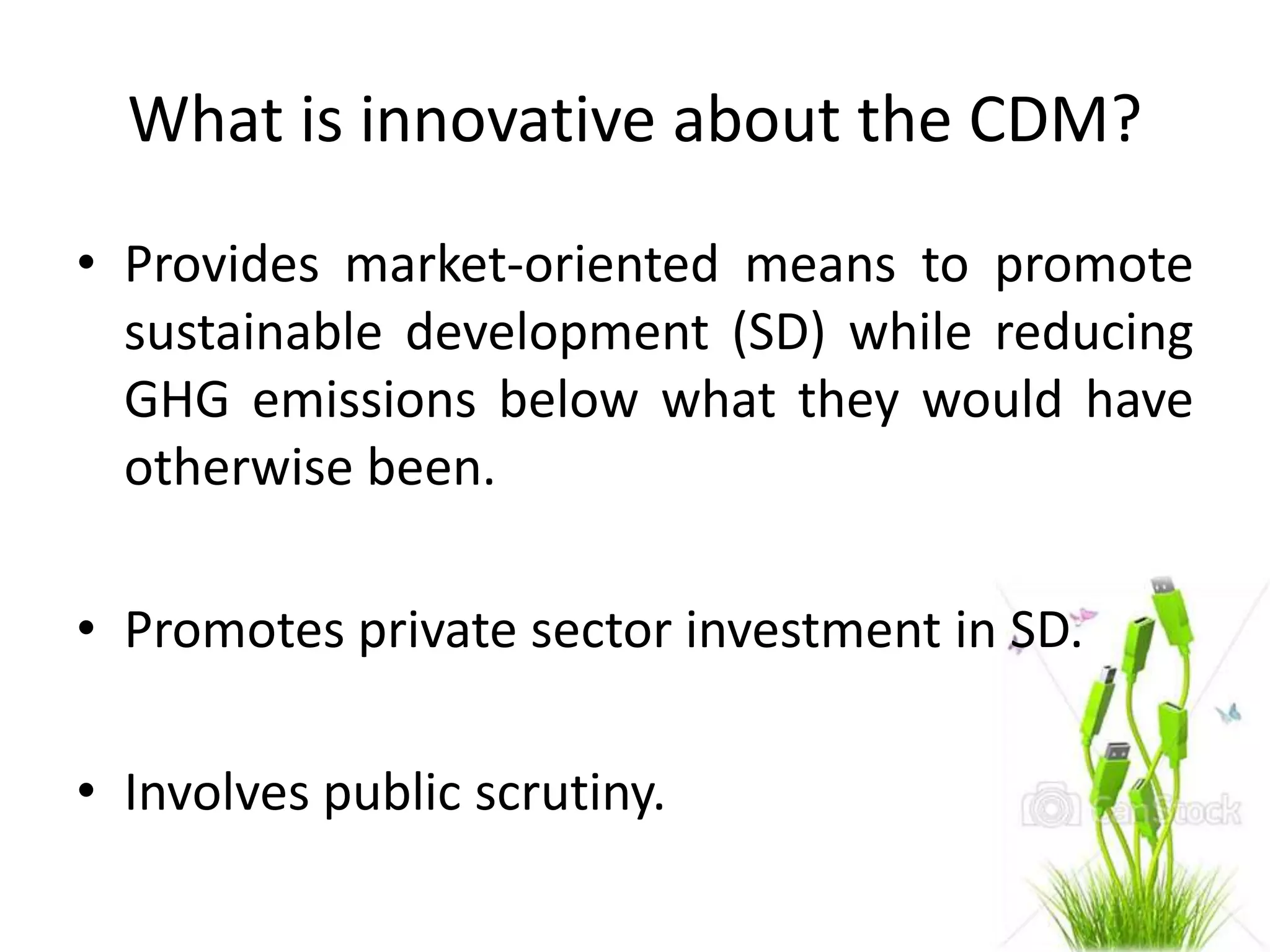 Clean development mechanism | PPTX
