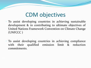 Clean development mechanism in india | PPT