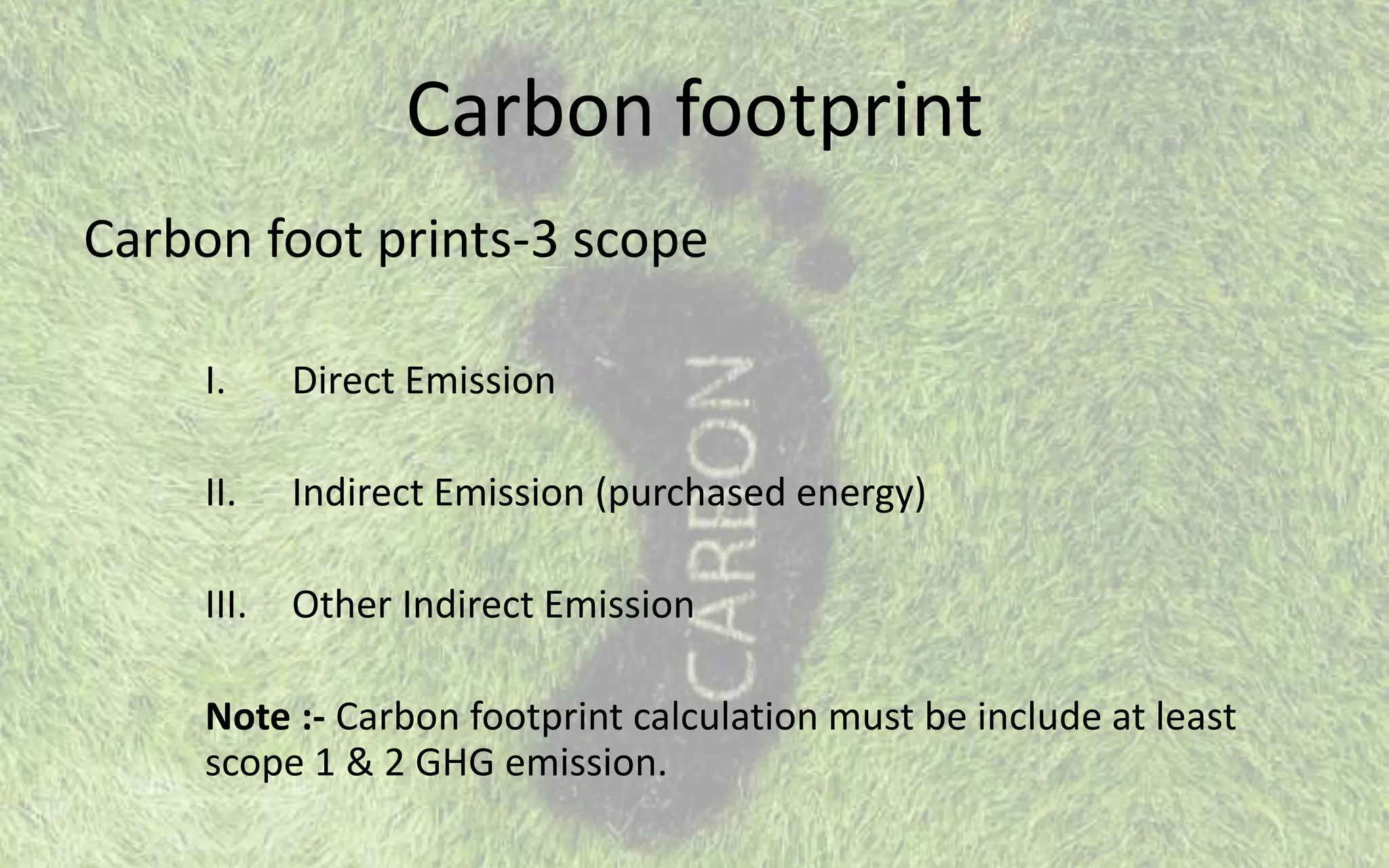 Carbon Footprint And Its Calculation | PPTX