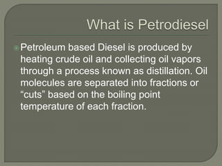 Clean diesel and biodiesel | PPTX