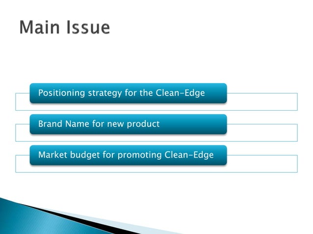 Clean edge razor presentation with recomandation | PPT