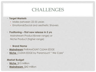 Clean edge Razor presentation | PPT