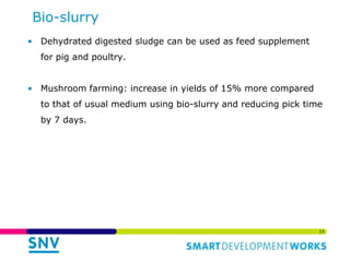 Links of the Biodigester sector with the dairy sector and environment ...