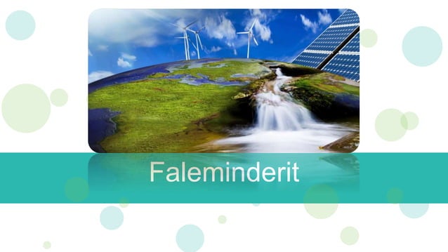 Energjia e Rinovueshme (Clean energy) | PPTX