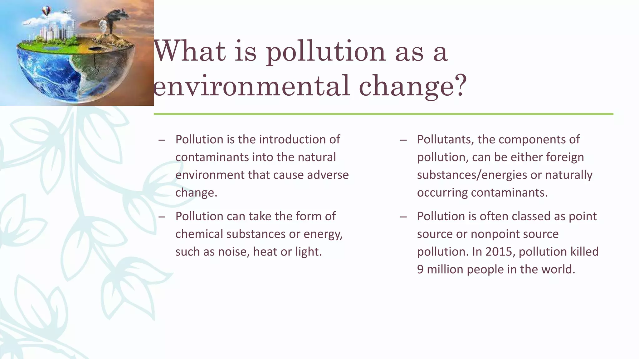 Clean Environment presentation | PPTX