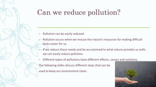 Clean Environment presentation | PPTX