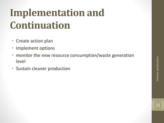 Cleaner production | PPT