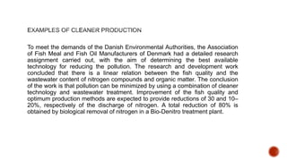 Cleaner production | PPTX | Environmental Services Industry | Industries