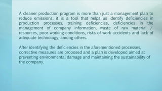 Cleaner production | PPT