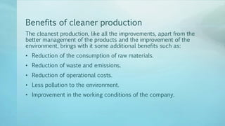 Cleaner production | PPT