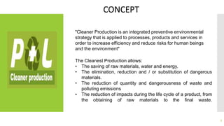 Cleaner production | PPTX