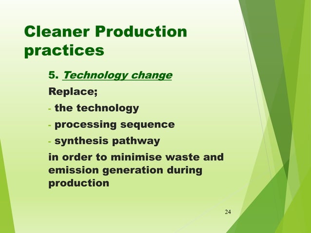 Cleaner production | PPTX