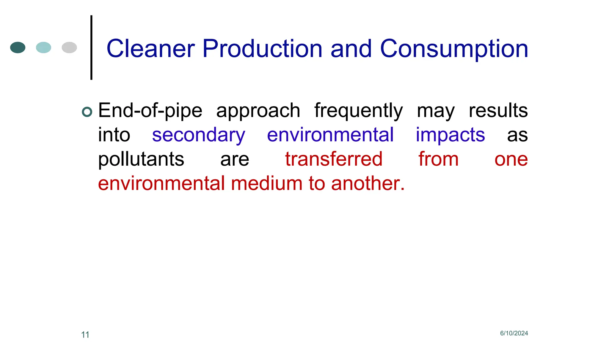 Cleaner Production and consumption...... | PPTX