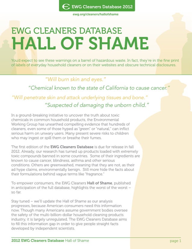 Cleanershallof shame | PDF