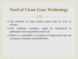 Clean gene technology | PPTX