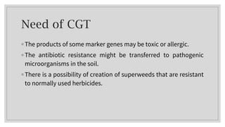 Clean Gene Technology (Marker Free Approach) | PDF