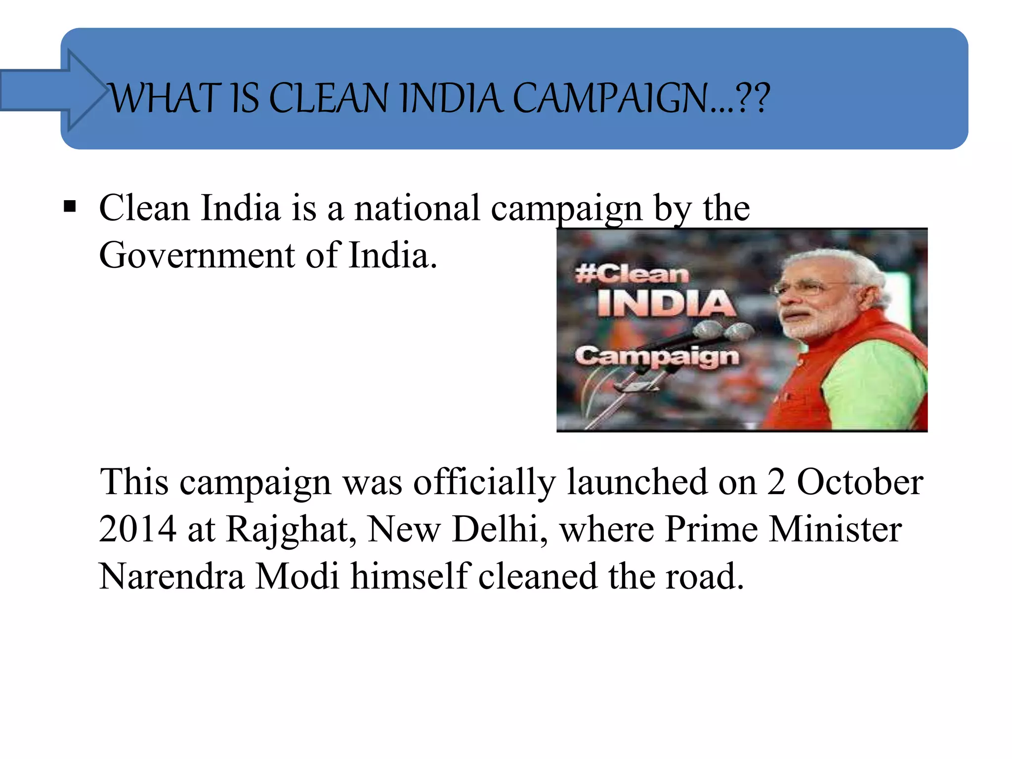 Clean india campaign | PPTX