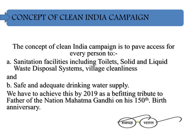 Clean india campaign | PPTX | Medical Health