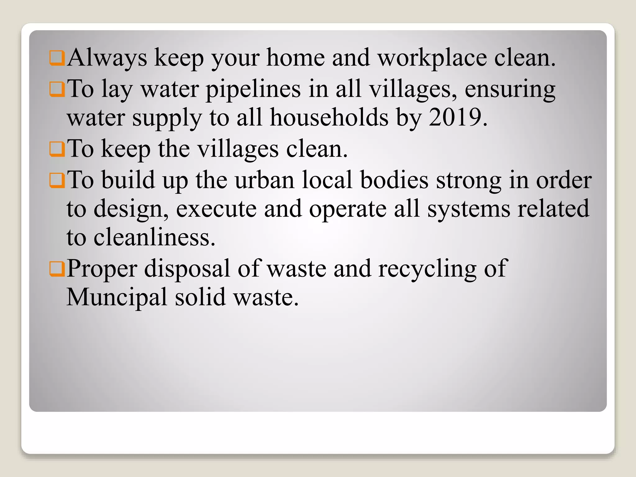 Clean India Campaign | PPTX
