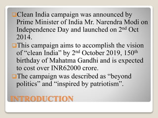 Clean India Campaign | PPTX