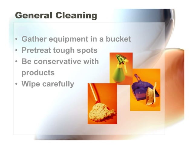 Cleaning pointers & tasks | PPT