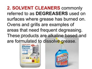 Cleaning agent PPT
