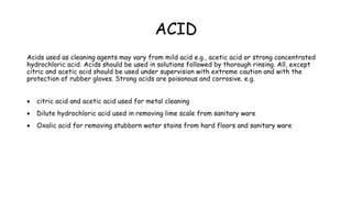CLEANING AGENT | PPTX