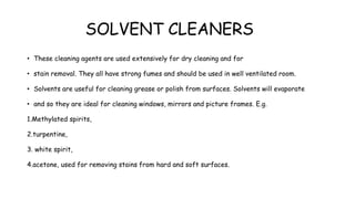 CLEANING AGENT | PPTX