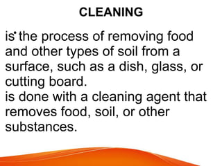 Cleaning agents | PPT