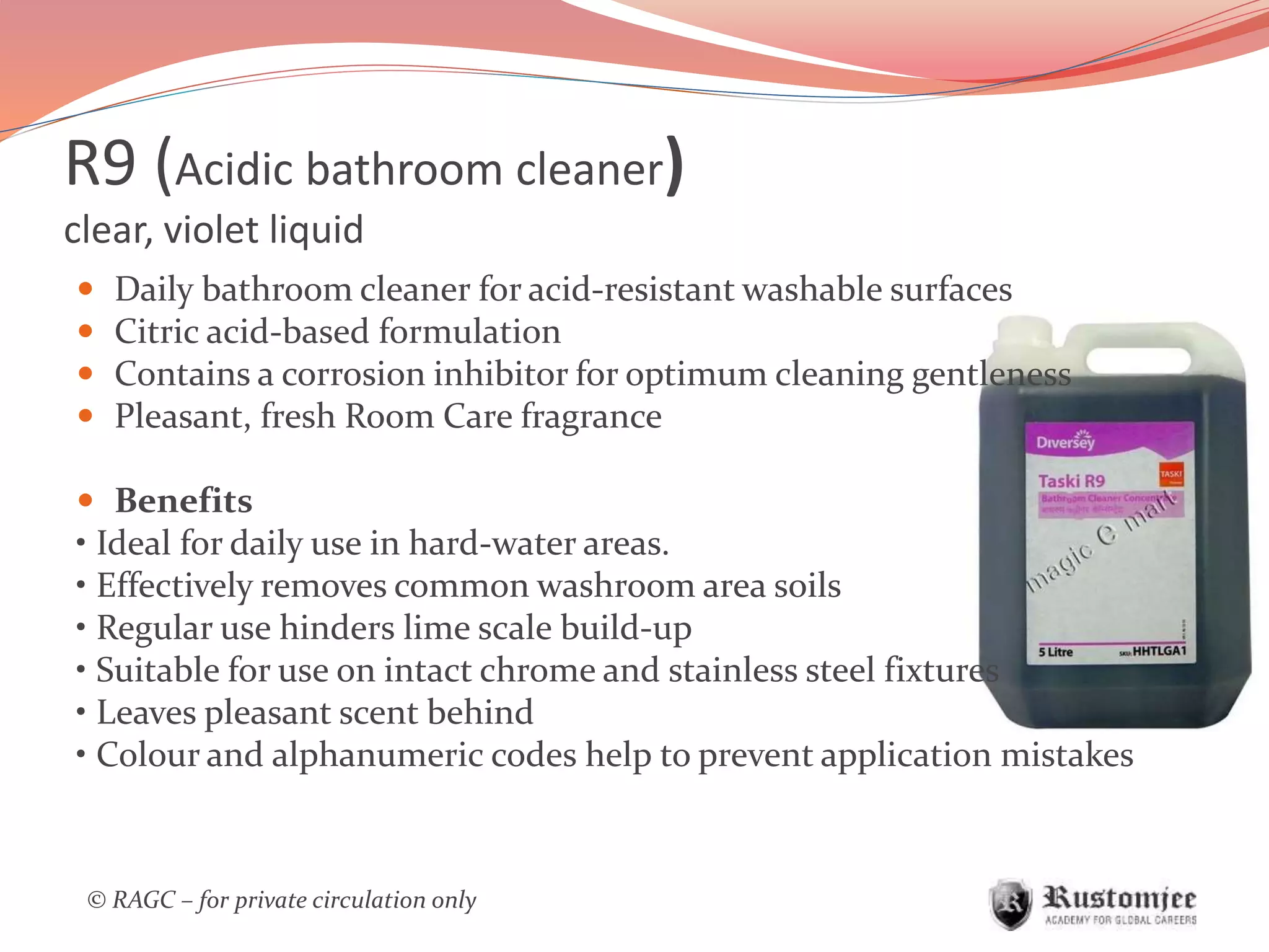 housekeeping Cleaning agents | PPTX