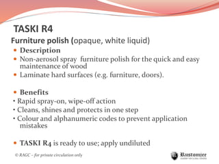 housekeeping Cleaning agents | PPTX