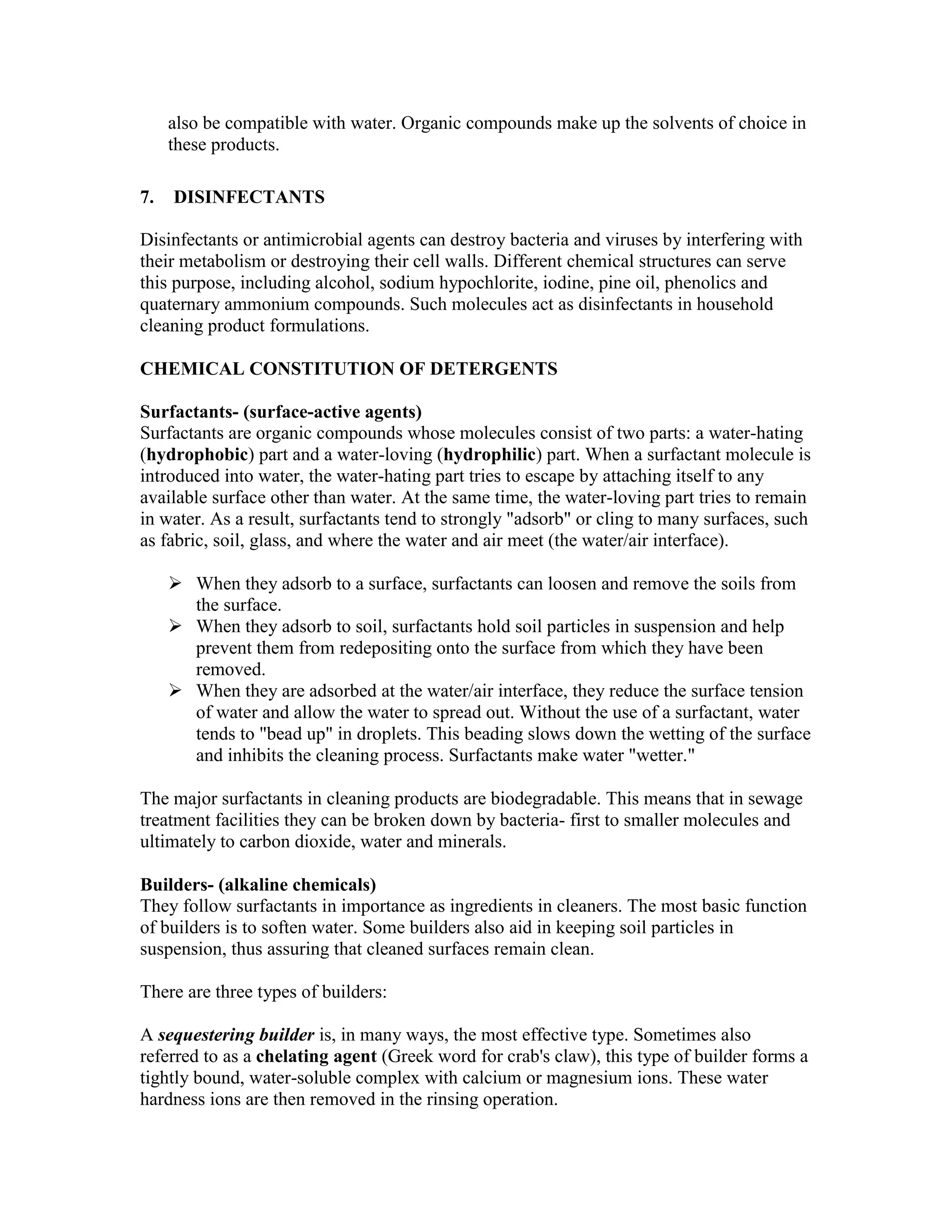 Cleaning agents handouts | DOC