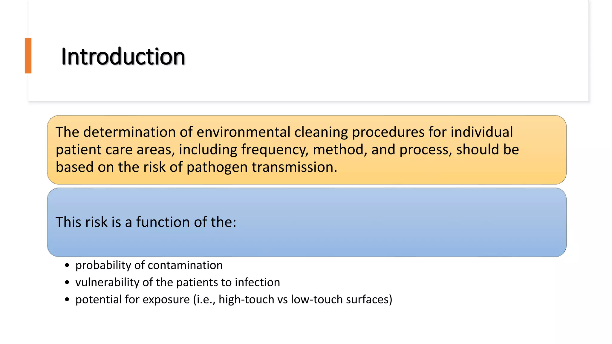 Cleaning and Decontamination in Hospitals.pptx