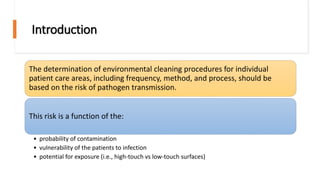 Cleaning and Decontamination in Hospitals.pptx