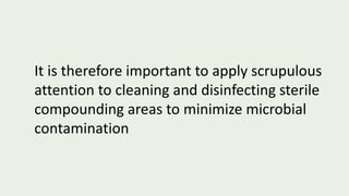 Cleaning and Disinfecting iv Hoods and Rooms | PPTX